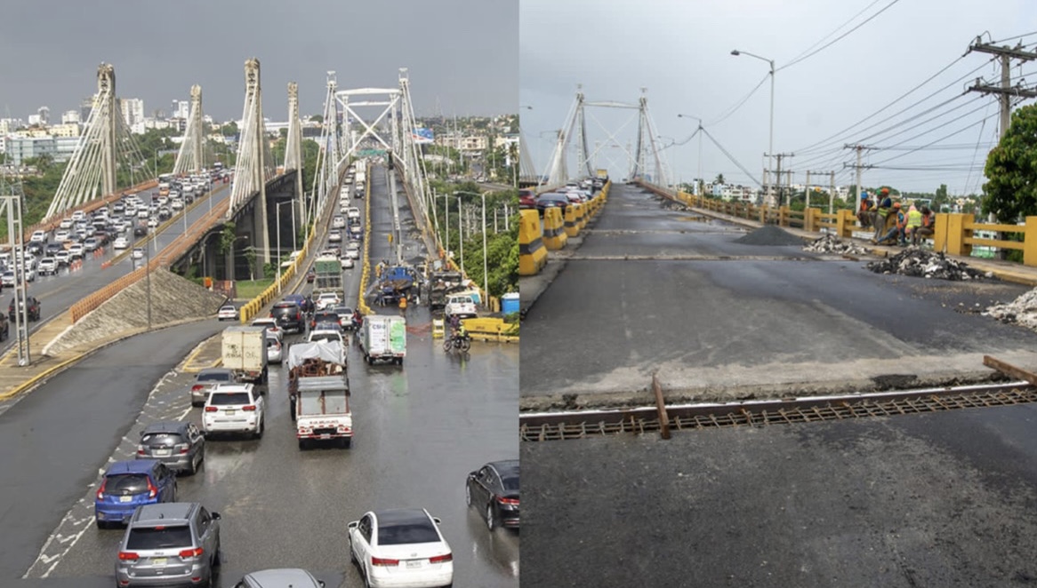 Obras Públicas informa cierre del puente Duarte en horas nocturnas ...