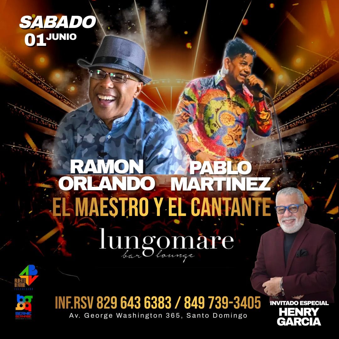 Pablo Martinez y Ramón Orlando se presentarán el 1 de junio en ...