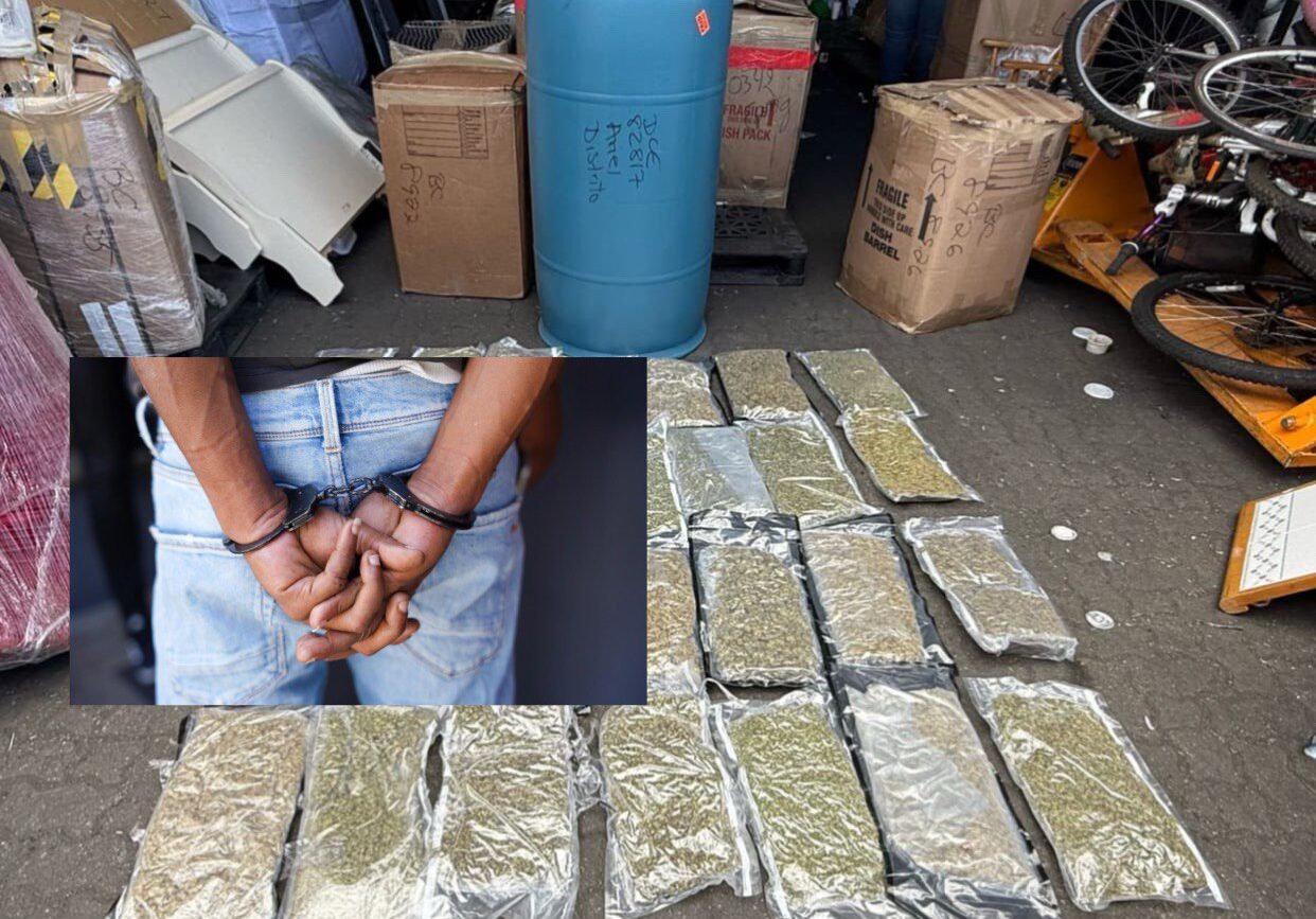 Arrestan A Hombre Y Confiscan 28 Paquetes De Marihuana En Puerto Haina